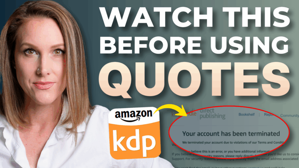 Must Know Before Using Quote in Amazon KDP Book